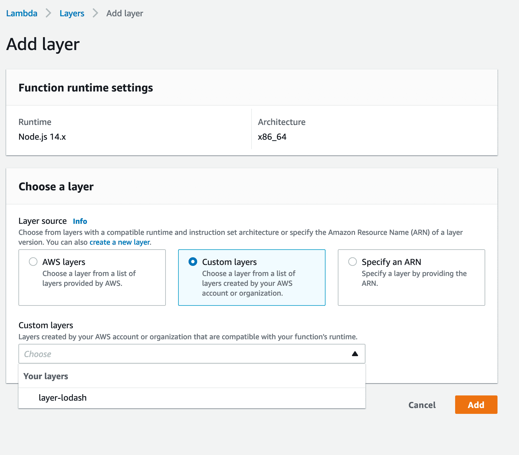 What are AWS Lambda Layers and when should I use them?